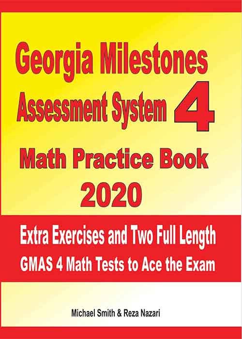 Georgia Milestones Assessment System 4 Math Practice Book 2020 Extra 