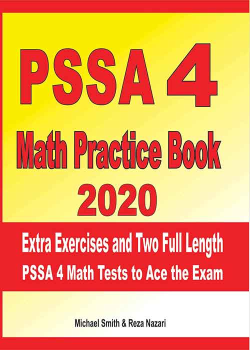 PSSA Grade 4 Math Practice Book 2020 Extra Exercises And Two Full 