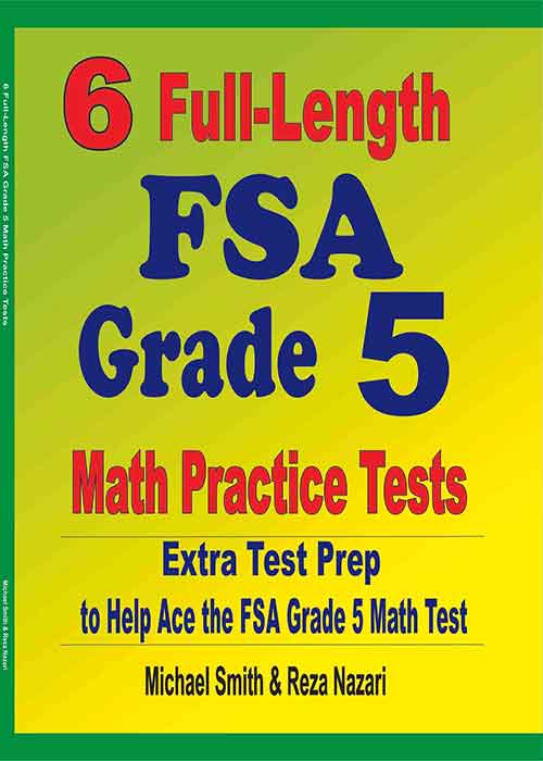 6 Full Length FSA Grade 5 Math Practice Tests Extra Test Prep To Help