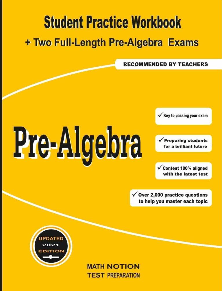 Pre-Algebra Workbook: Essential Learning Math Skills Plus Two Pre ... Pre-Algebra Workbook: Essential Learning Math Skills Plus Two Pre ...