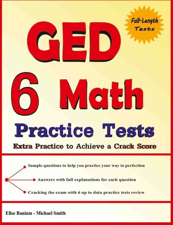 GED Subject Test Mathematics: Student Practice Workbook + Two Realistic ...