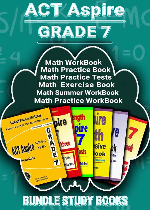 ACT Aspire 7 Math Comprehensive Exercise Book: Abundant Math Skill ...