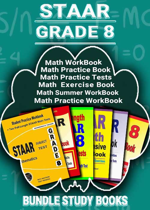 STAAR Math Workbook: 6th Grade Math Exercises, Activities, and Two Full ...
