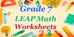 7th Grade LEAP Math Worksheets: FREE & Printable - Mathematics eBooks