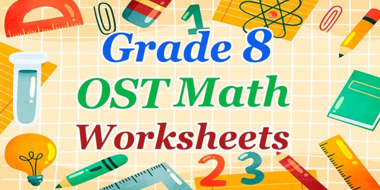 8th Grade OST Math Worksheets: FREE & Printable - Mathematics eBooks