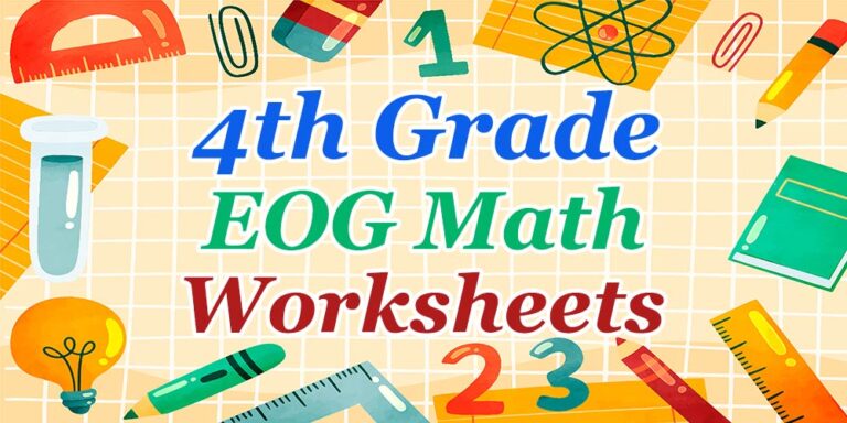4th Grade EOG Math Worksheets: FREE & Printable - Mathematics eBooks