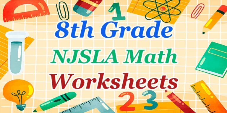 8th Grade NJSLA Math Worksheets: FREE & Printable - Mathematics eBooks