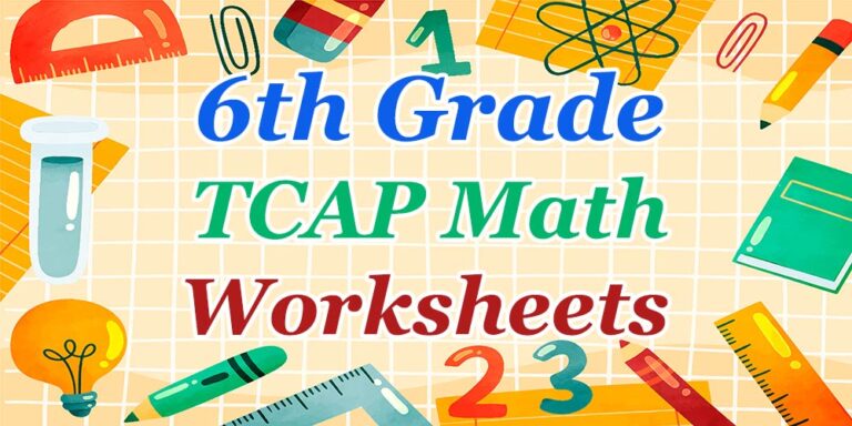 6th Grade TCAP Math Worksheets: FREE & Printable - Mathematics eBooks