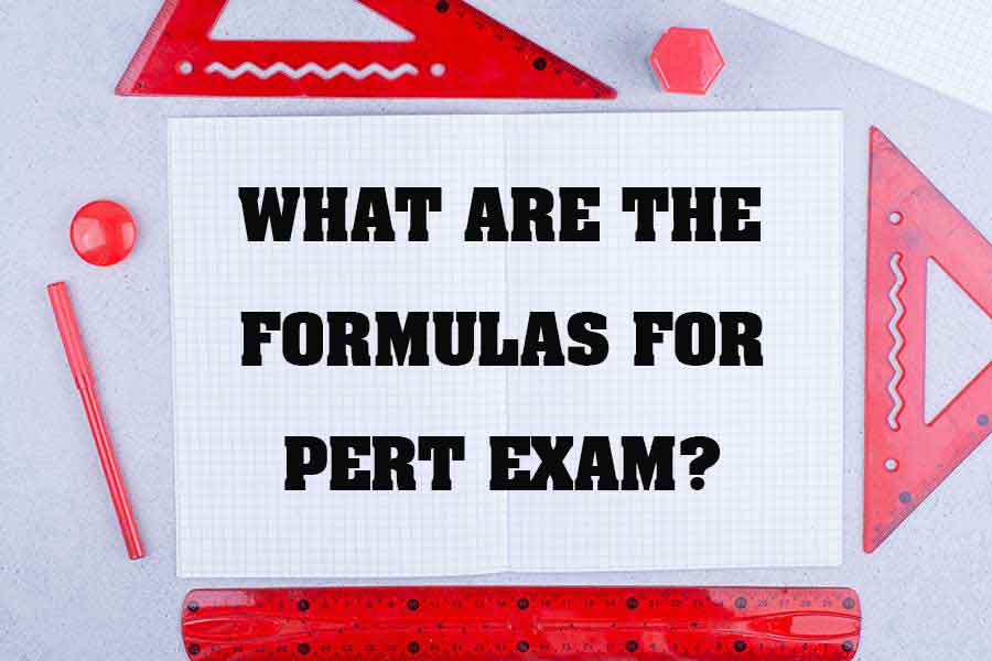 What are the formulas for PERT exam? - Mathematics eBooks