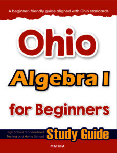 Ohio Algebra 1 Practice Workbook & Test Prep